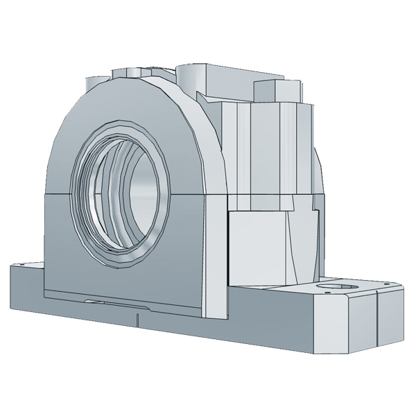 Stainless steel split plummer block housings - PTI